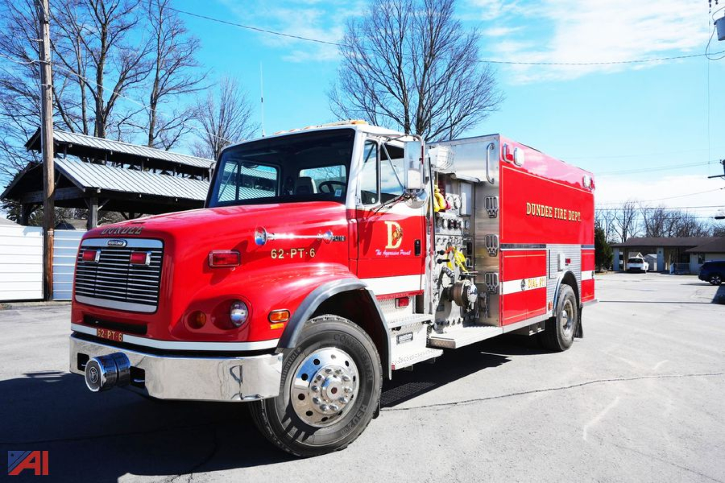 2000 Freightliner FL122/Salsbury Pumper Truck Fire Truck for Sale in ...